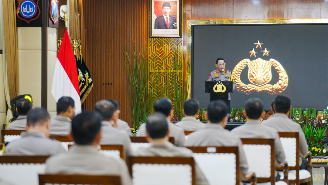 Kapolri Buka Rapat Kerja Teknis Gabungan 5 Divisi Polri - Bentaratimur.id